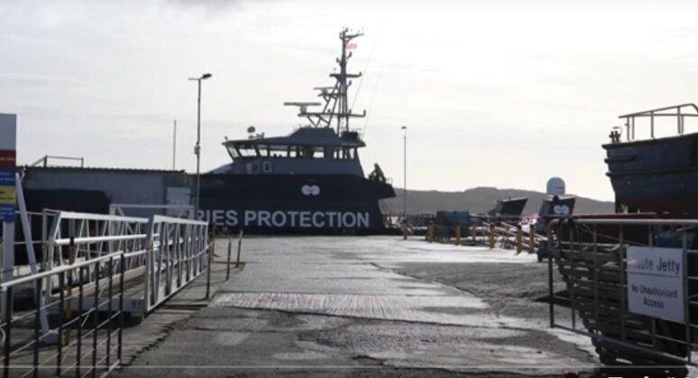 Patrullero oficial del Gobierno de las Islas Falkland (Malvinas) llegó ...